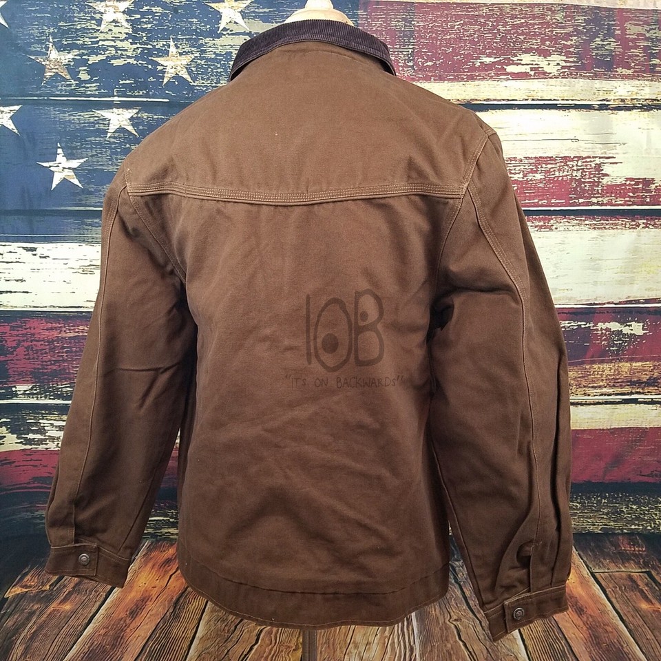 Wyoming Traders Mens Summer Zip Up Canvas Cowboy Western Ranch Wear ...