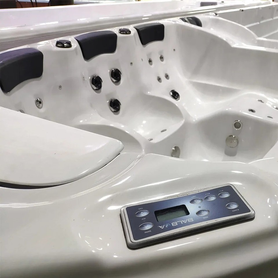 Ultimate Large Swim Spa with Endless Pool & Hot Tub 472.441” Whirlpool ...