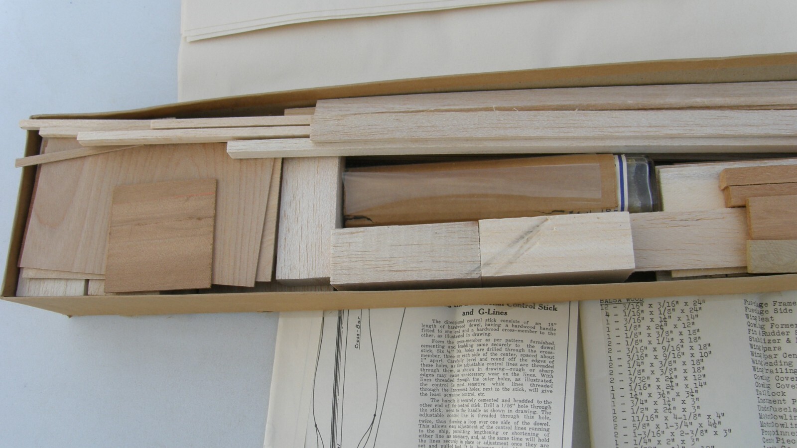 Victor Stanzel Tiger Shark Control Line Model Airplane Kit 36" wingspan ...