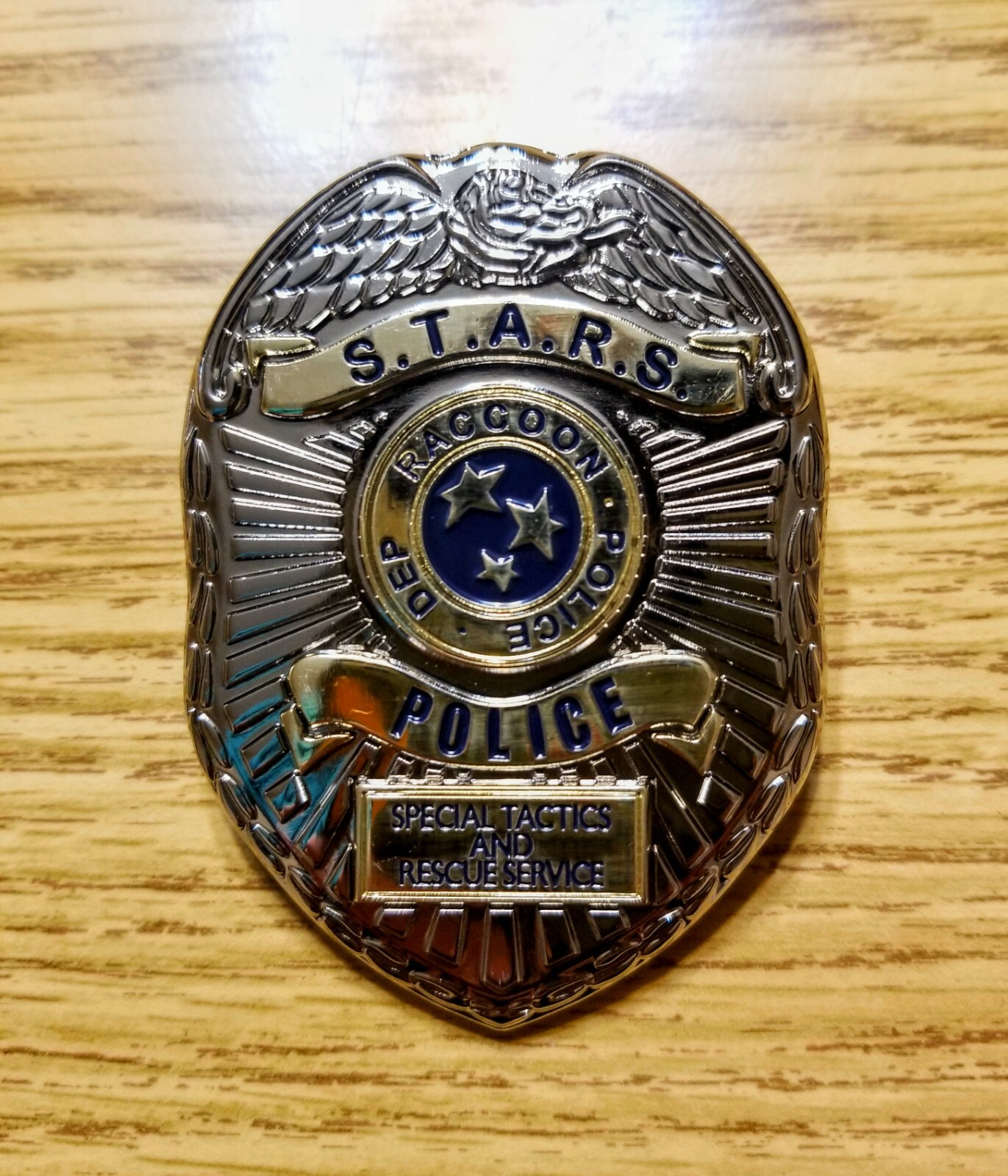 Resident Evil R.P.D. S.T.A.R.S Pin Badge Official Limited RPD Stars ...