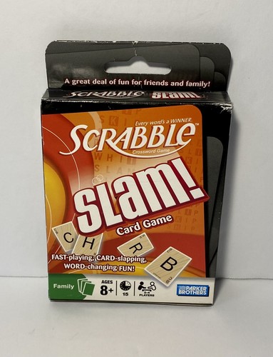 Scrabble Slam Card Game- Family-Parker Brothers Open Box Sealed Cards ...