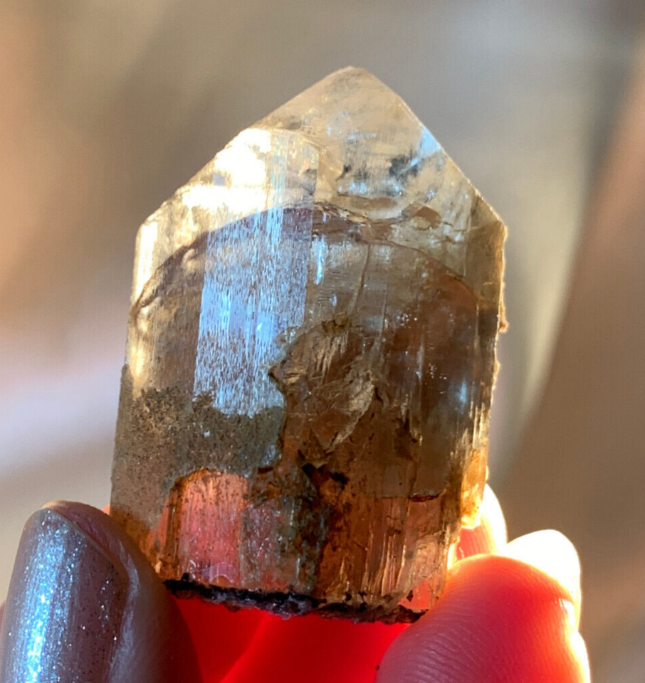 BEAUTIFUL RUSSIAN DANBURITE LARGE TERMINATED ANGEL VIBRATION SYNERGY 12 ...