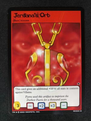 Neopets TCG Jerdana's Orb 59/234 Base Set Item Non Holo Rare | eBay