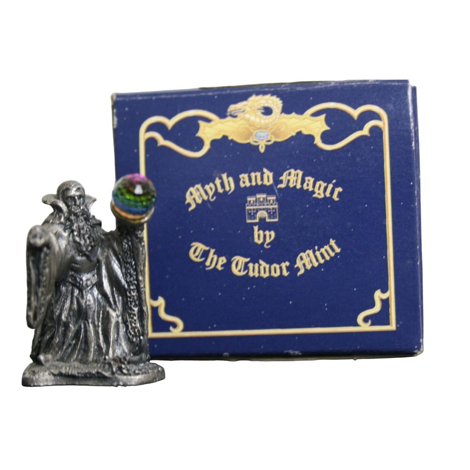 Merlin the Wizard The Tudor Mint 3537 Pewter Figurine 8cm Tall | eBay