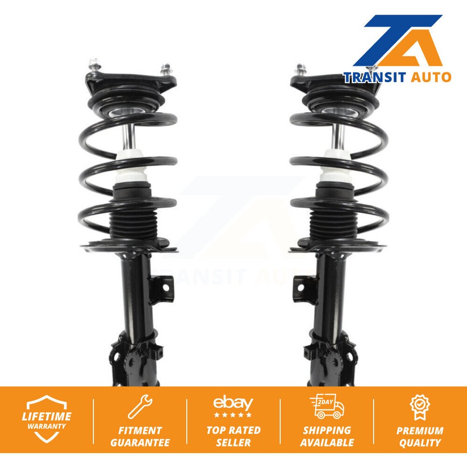 Front Complete Shocks Strut Coil Spring Assemblies Kit For Kia Forte ...