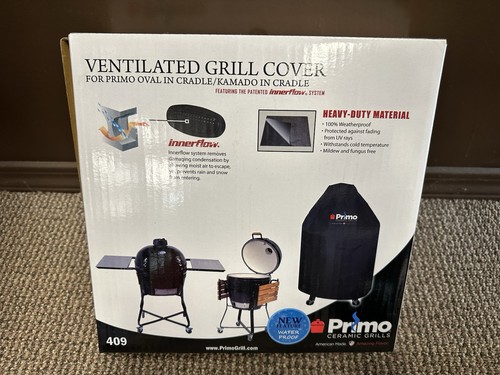 Primo Oval Xl 400 Heavy Duty Ventilated Grill Cover Black 409 | eBay