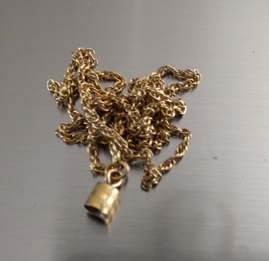 Vintage Gold 10K scrap chain link necklace 2.45g tested 18"(L) READ | eBay