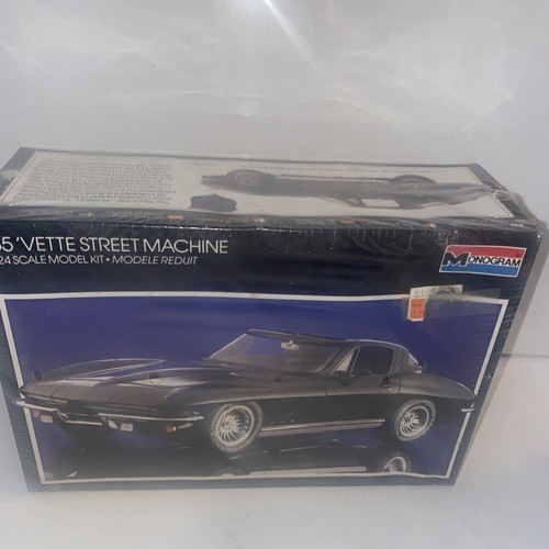Monogram '65 Vette Street Machine Model Kit Sealed #2724 Chevy Corvette ...