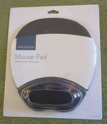 Black Mouse Pad Memory Foam Wrist Rest Best Buy Insignia Wrist Pad For ...