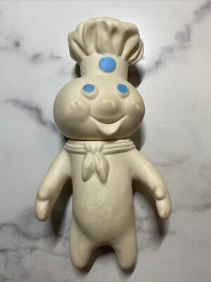 Vintage 1971 Pillsbury Doughboy Doll Rubber Figurine Squeeze Toy 7 in ...