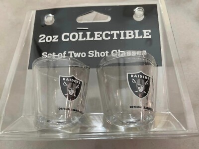 Las Vegas - NFL Raiders Collectible Shot Glasses Set of Two | eBay