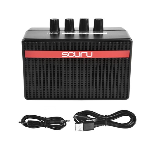 Scuru S1 5W Portable Bass Amp Amplifier for Bass Guitar Mini Electric ...