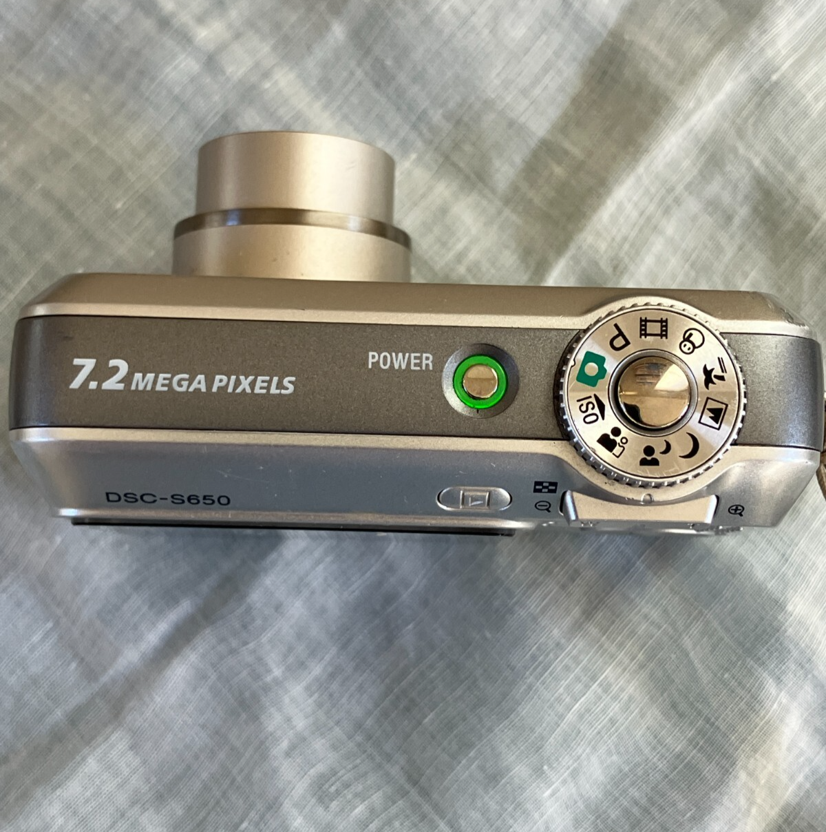 Sony Cyber-shot DSC-S650 Digital Camera 7.2 Megapixel Silver Tested ...