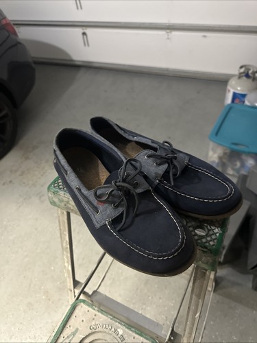 Sperry Top-Sider Leeward 2-Eye Men's Boat Shoe, Navy Blue Size 13M | eBay