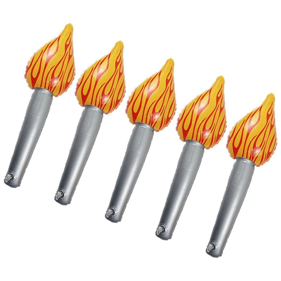 5 Pcs Torch Balloons Decorations Inflatable Torches | eBay UK