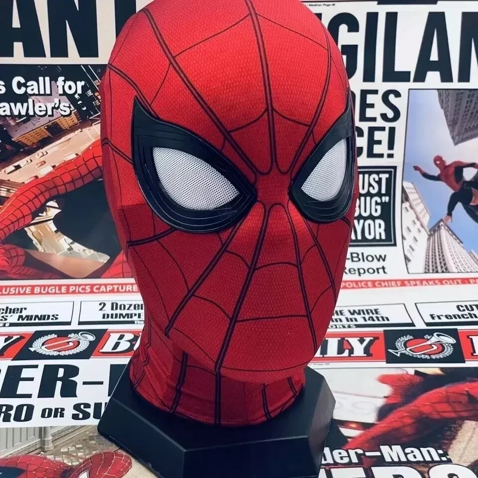 Spider-Man Mask Moving Arachnid Eyes Chin Control Eyes Helmet Masks ...