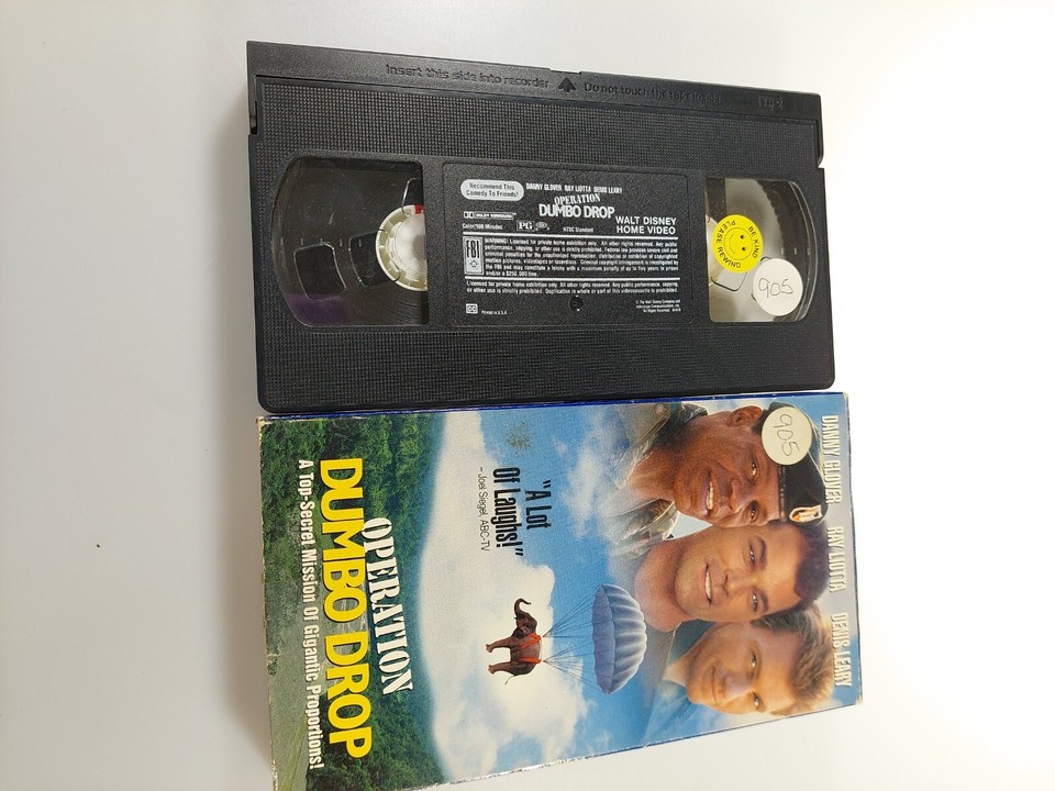 Operation Dumbo Drop (VHS, 1996) Danny Glover Denis Leary Ray Liotta ...