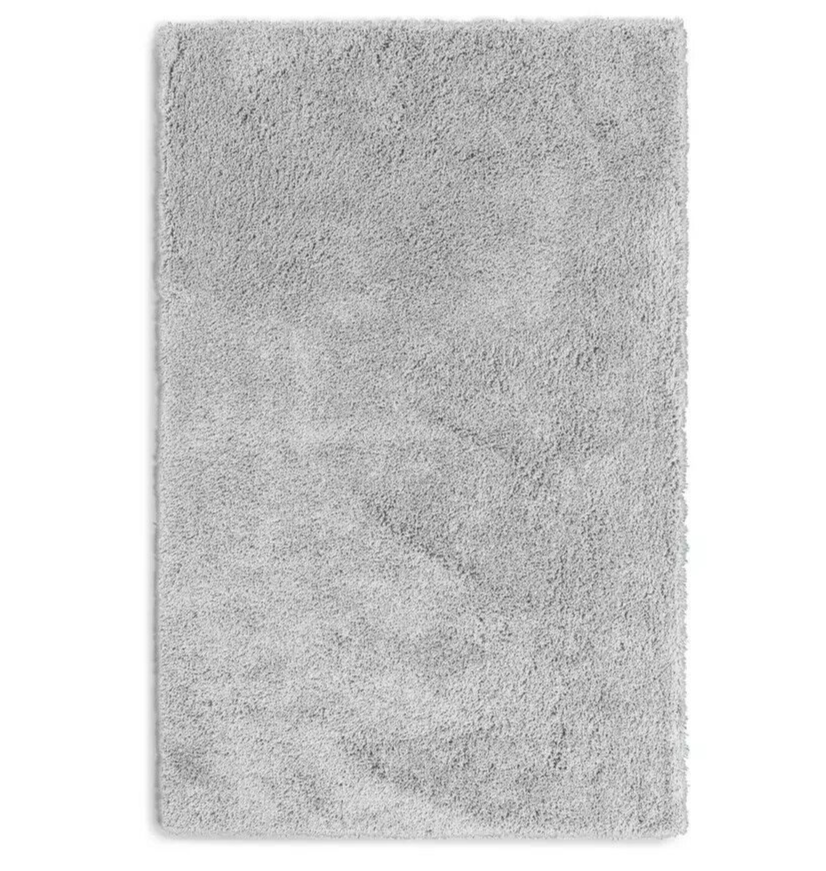 Noodle Shaggy Plain Rug - Grey - 160x230cm | eBay