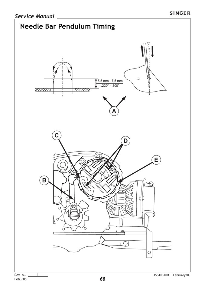 121-Page Singer Service Manual, on CD, for Sewing Machines CG-500 CG ...