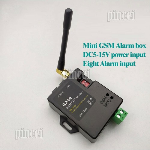 GA09 GSM SMS Alarm System Wireless Module 8 Alarm Input for Home ...