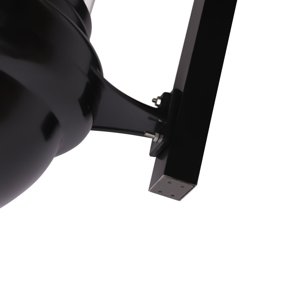 Barber Pole LED Light Rotating Hair Salon Shop Black/White Stripes Sign ...