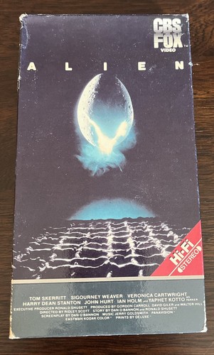 Alien (1979), CBS FOX Home Video Betamax, Director: Ridley Scott, Not ...