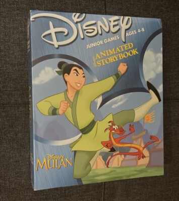 Vintage Disney Mulan Animated Storybook (CD-ROM) Windows 95 & Macintosh ...