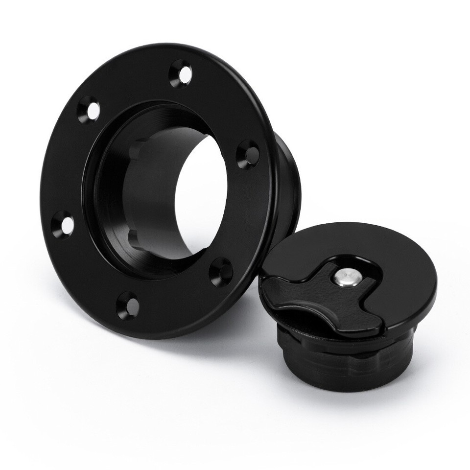 Aircraft Style Fuel Filler Neck Pop-Up Gas Tank Cap w/ 6 Hole Flush ...