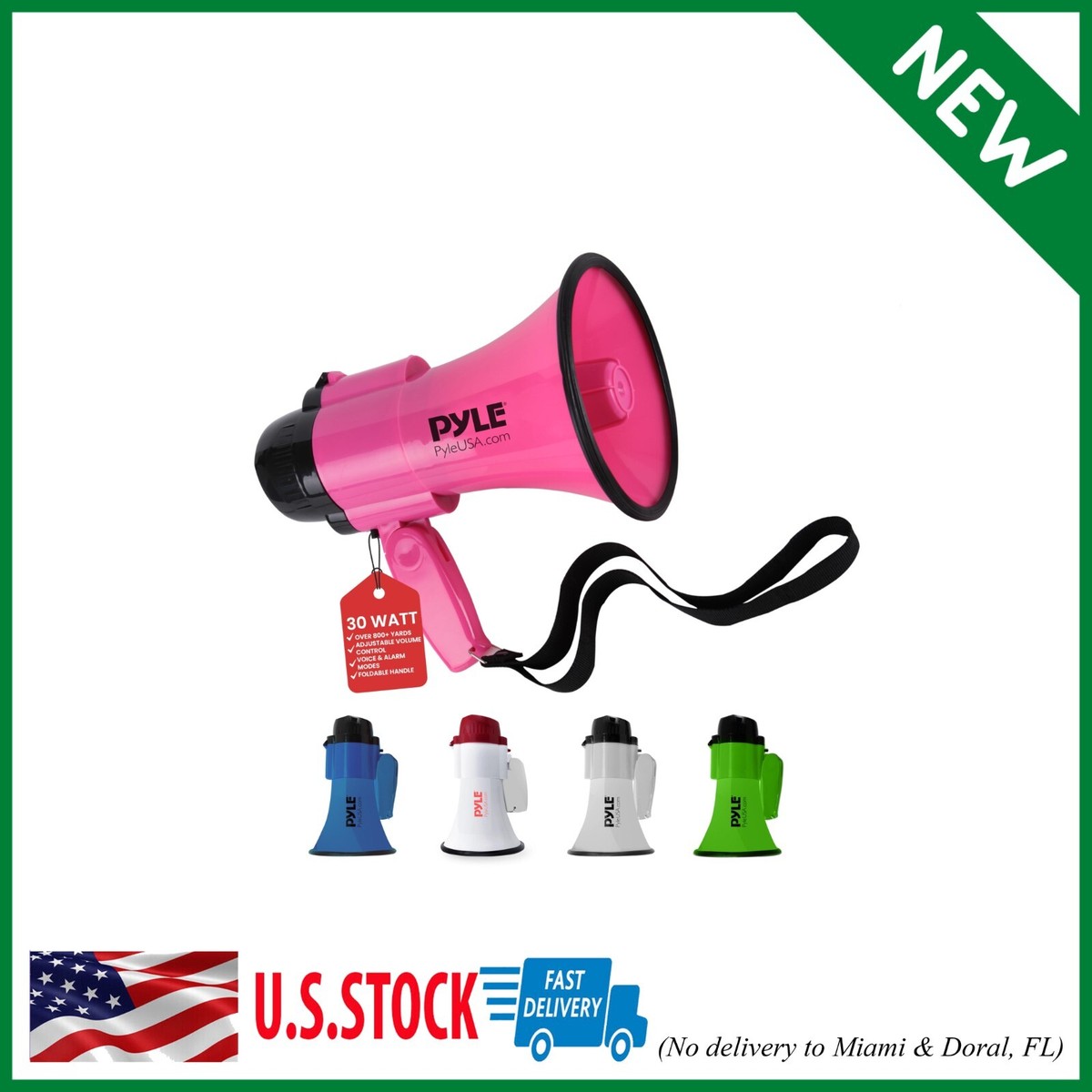 Battery Powered Megaphone Handheld Megaphone UKC
