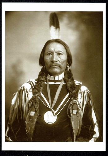 ⫸ 949 Postcard BUCKSKIN CHARLEY, Southern Ute Chief – 1899 Photo C. A ...