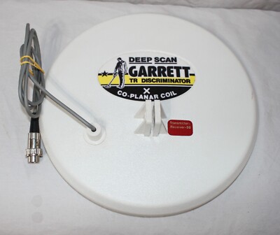 10 1/2" Garrett Metal Detector TR Discriminator X Co-planar coil mint ...