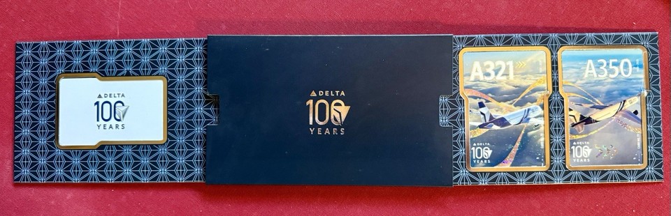 2025 Delta Trading Cards Limited Edition 100 Year Anniversary Set A321 ...