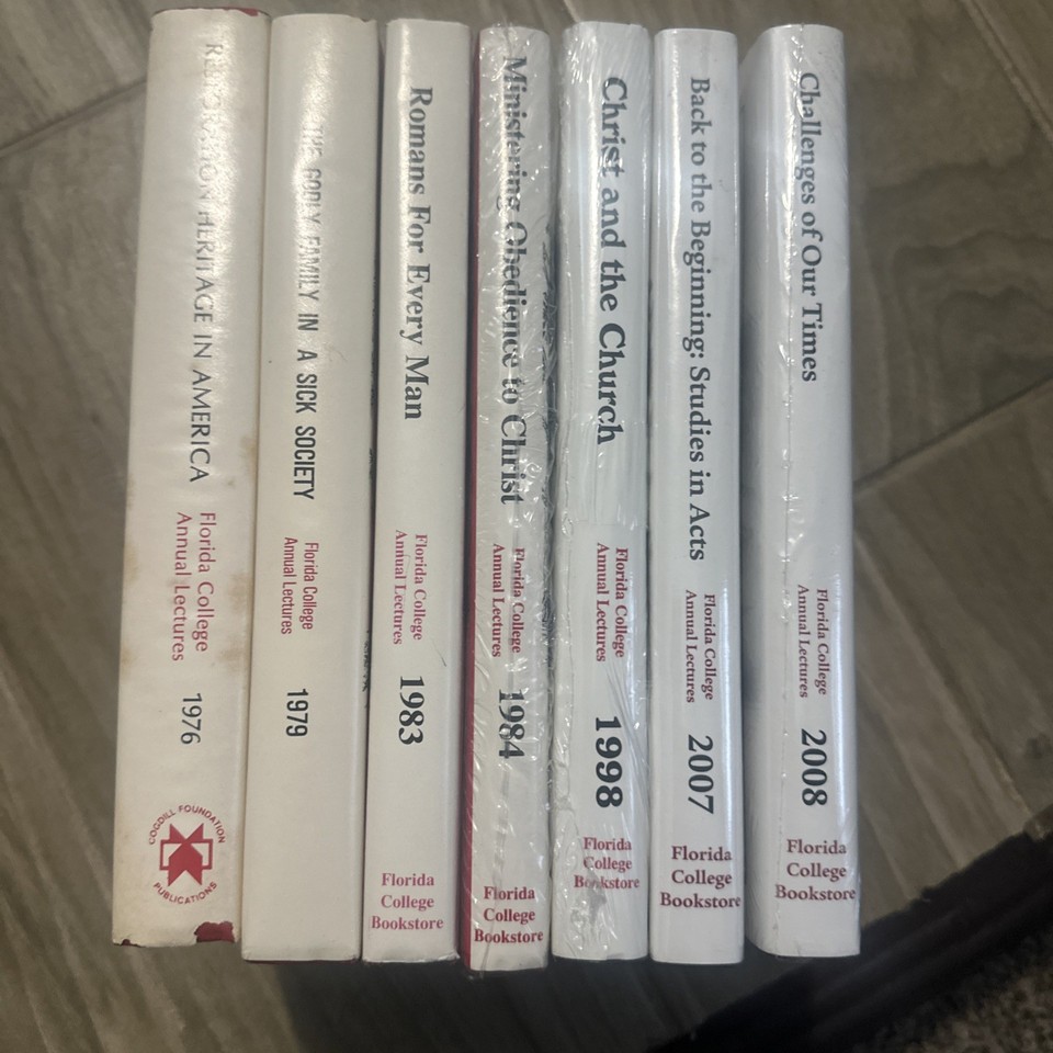7 Florida College Annual Lectures Vintage HCDJ Book Lot | eBay