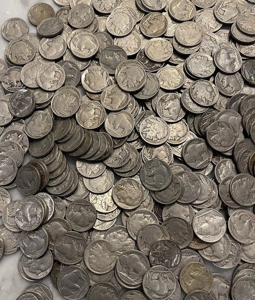 1913-1938 Buffalo Nickels 20-Coin Roll (Full Dates)! | eBay