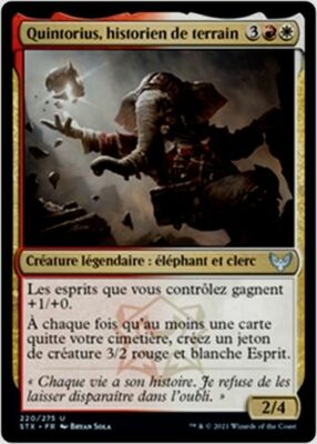 MTG Magic STX - [x2] Quintorius, Field Historian/historien de terrain ...