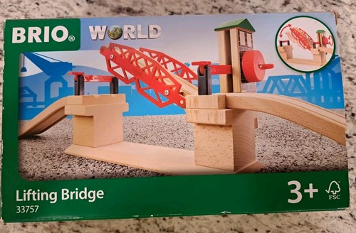 BRIO 33757 Lifting Bridge | Toy Train Accessory with Wooden Track for ...