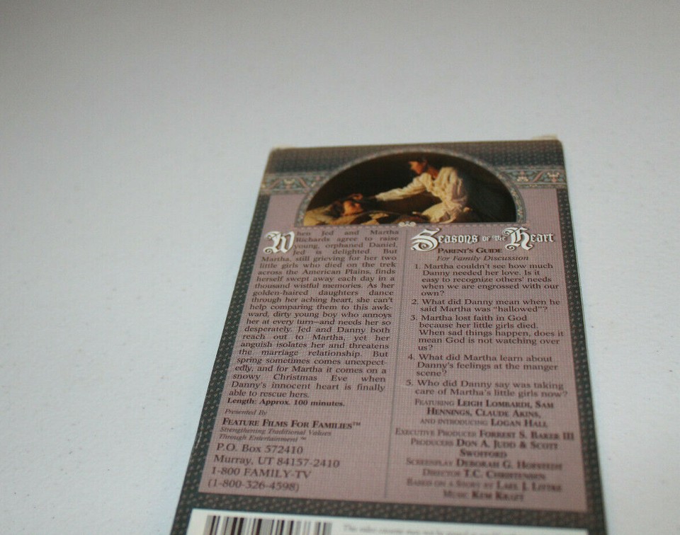 Seasons of the Heart (VHS 1993) Leigh Lombardi, Sam Hennings, Claude ...