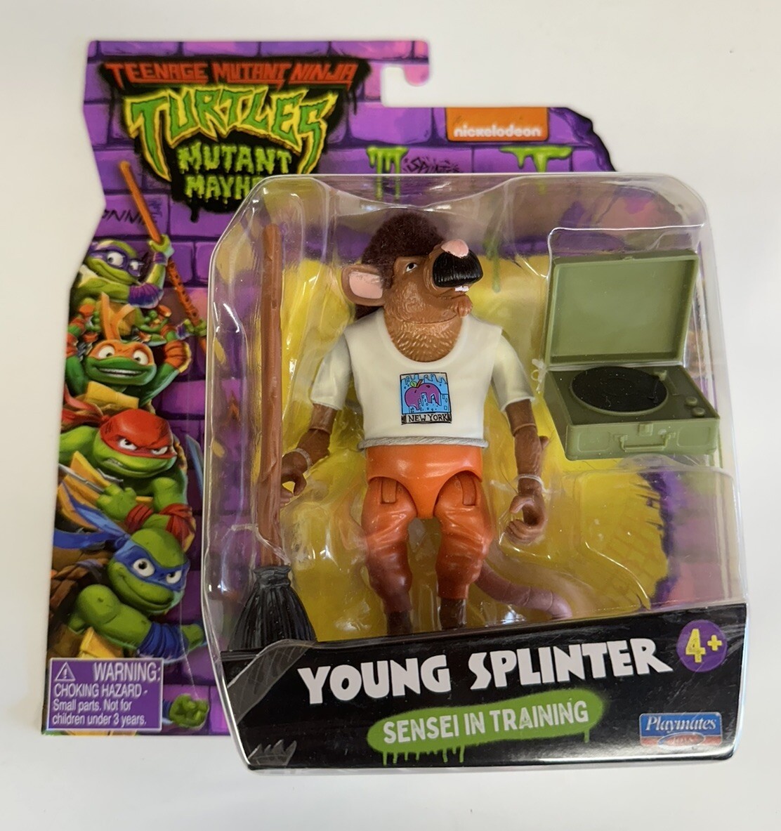 Teenage Mutant Ninja Turtles Mutant Mayhem YOUNG SPLINTER ActionFigure ...