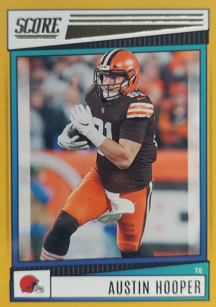 2022 Score - Gold #202 Austin Hooper for sale online | eBay
