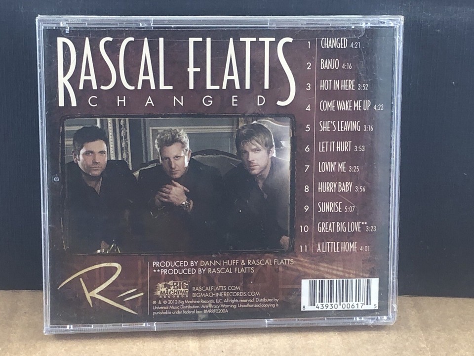 Rascal Flatts, Changed Sealed CD, MULTIPLE CD'S SHIP FREE | eBay