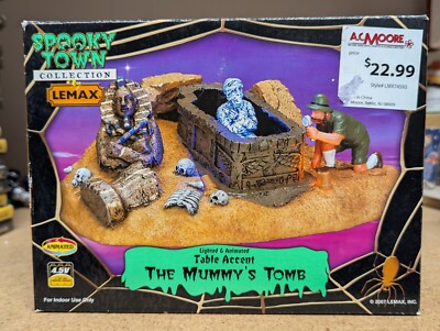 Lemax Spooky Town THE MUMMY'S TOMB 74593 Open Box | eBay
