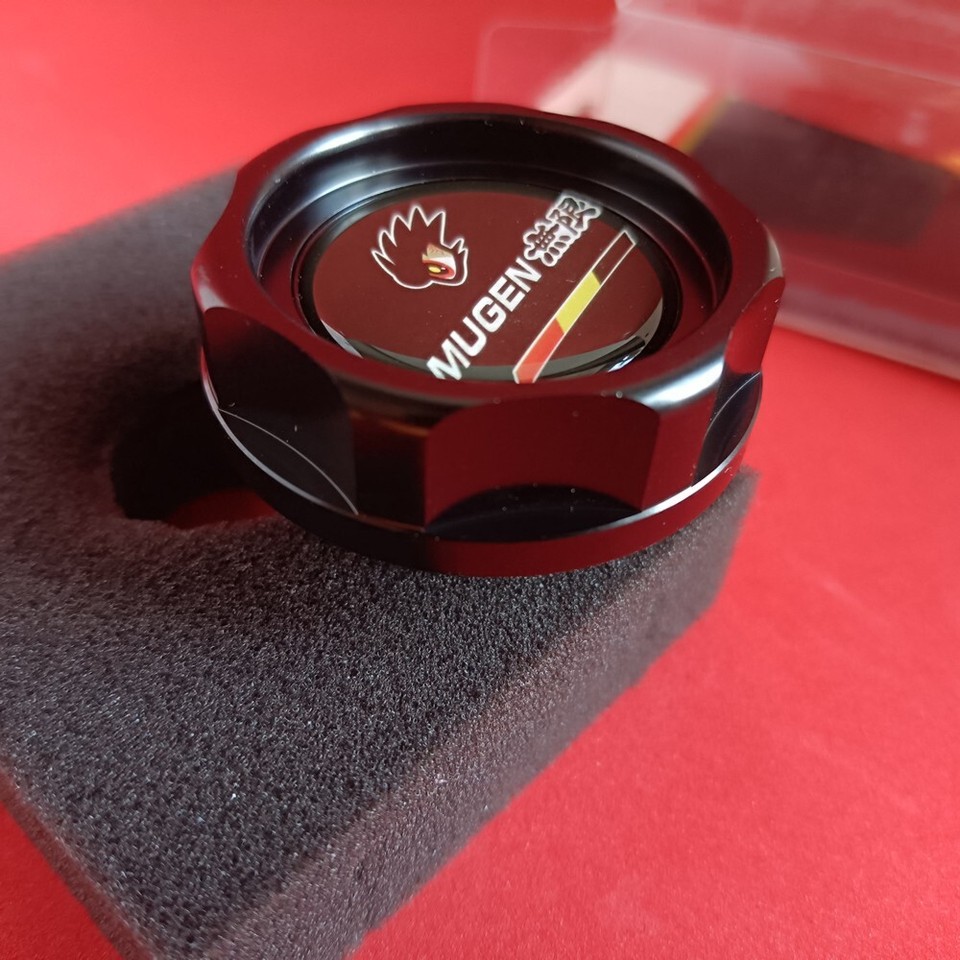 BLACK JDM MUGEN ENGINE OIL FILLER CAP for CIVIC ACCORD RSX K20A S2000 ...