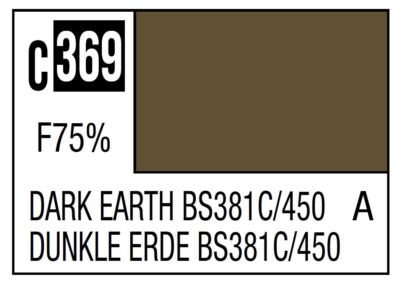 Mr Hobby Mr. Color C369 Dark Earth Bs381C/450 (RAF Standard Color ...