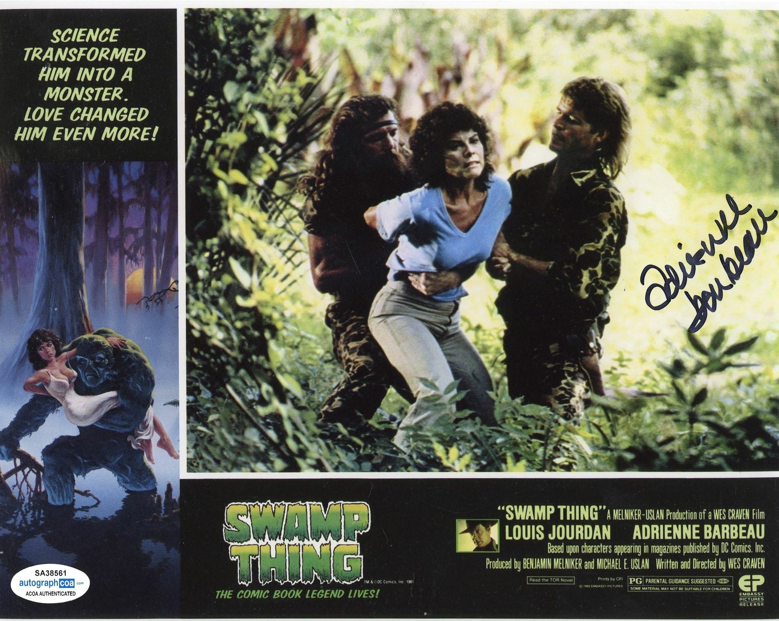 ADRIENNE BARBEAU SIGNED SWAMP THING 8X10 PHOTO ACOA | eBay