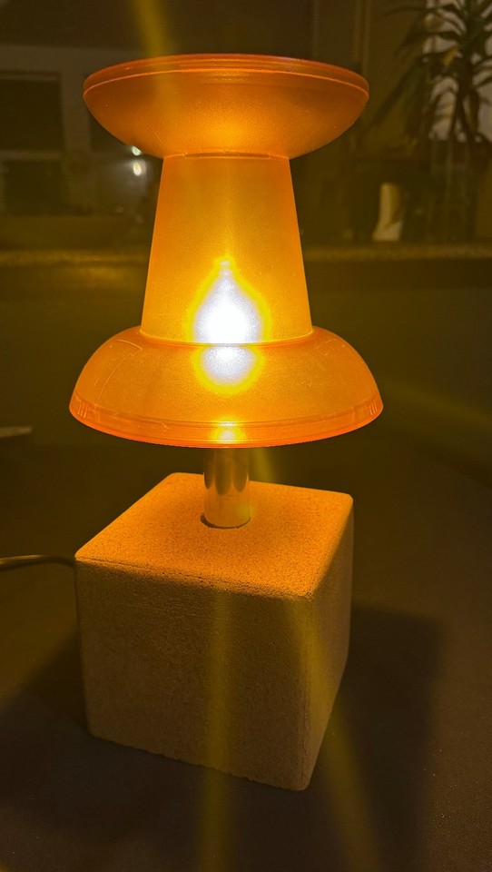Mod 1980's Pop Art Orange Push Pin Lamp • Justin Cheung • VisualGram ...