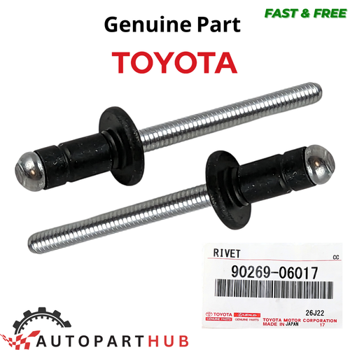 TOYOTA GENUINE SET OF 2 FUEL TANK LID GAS DOOR RIVET BLIND CLIPS OEM ...