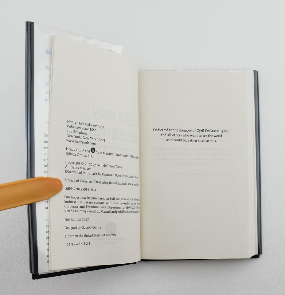 SIGNED! Neil DeGrasse Tyson 1st/1st Starry Messenger Astrophysics ...