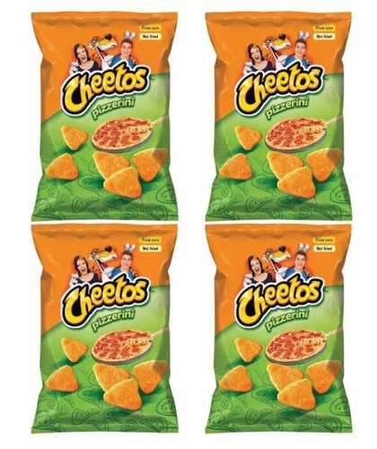 4x Cheetos Pizza Pizzerini Flavor Corn Chips Snacks Crisps 160g 5.6oz ...