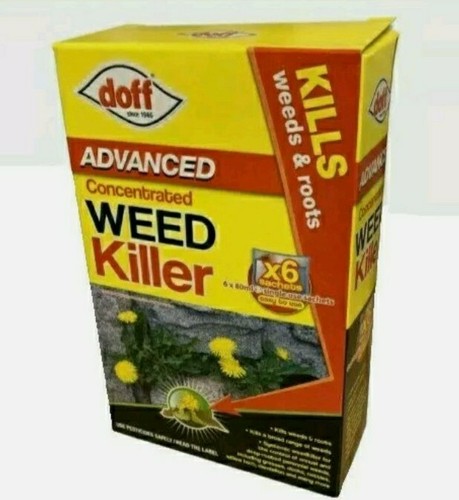 Doff ADVANCED SUPER STRENGTH GLYPHOSATE CONCENTRATED WEED KILLER 6x 80 ...