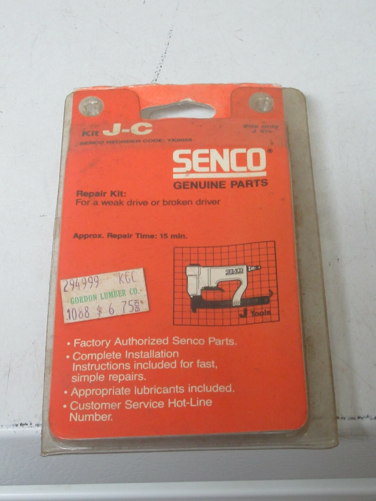 SENCO YK0055 - J-C Driver Repair Kit for J5-1/2 Staplers - Genuine Part ...